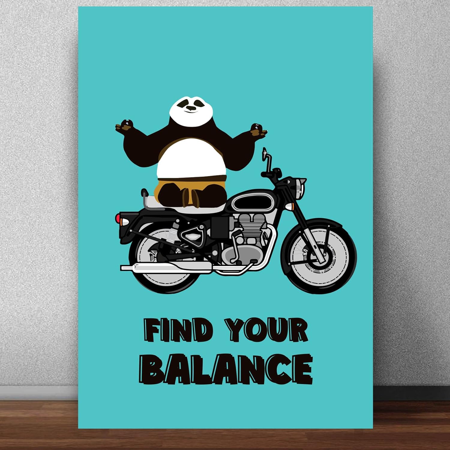 Good Hope- Panda Motivational Quote Poster For Room Office Hostel Zym ...