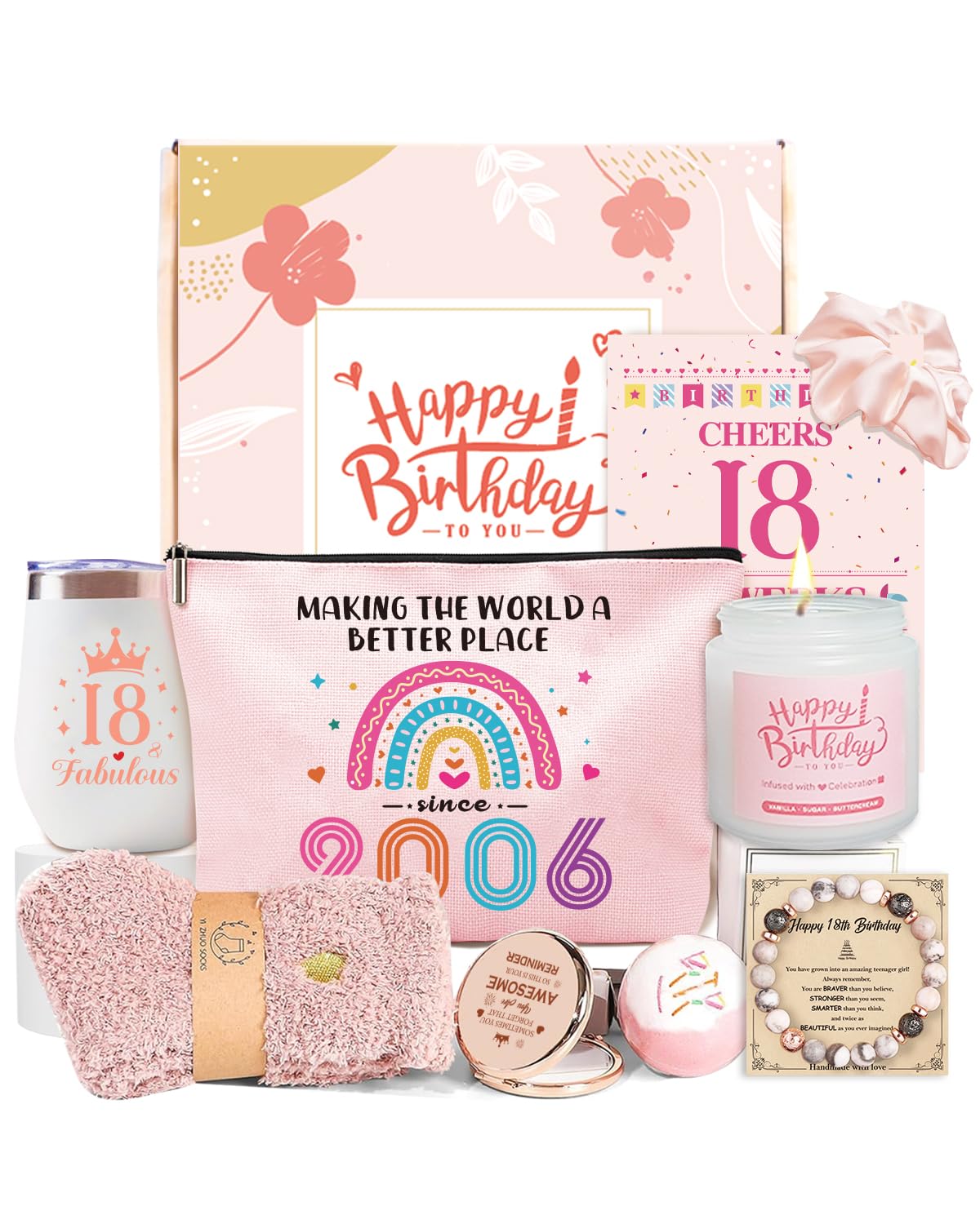 18th Birthday Gifts For Girls - VivaJoy Happy 18th Birthday Hamper For ...