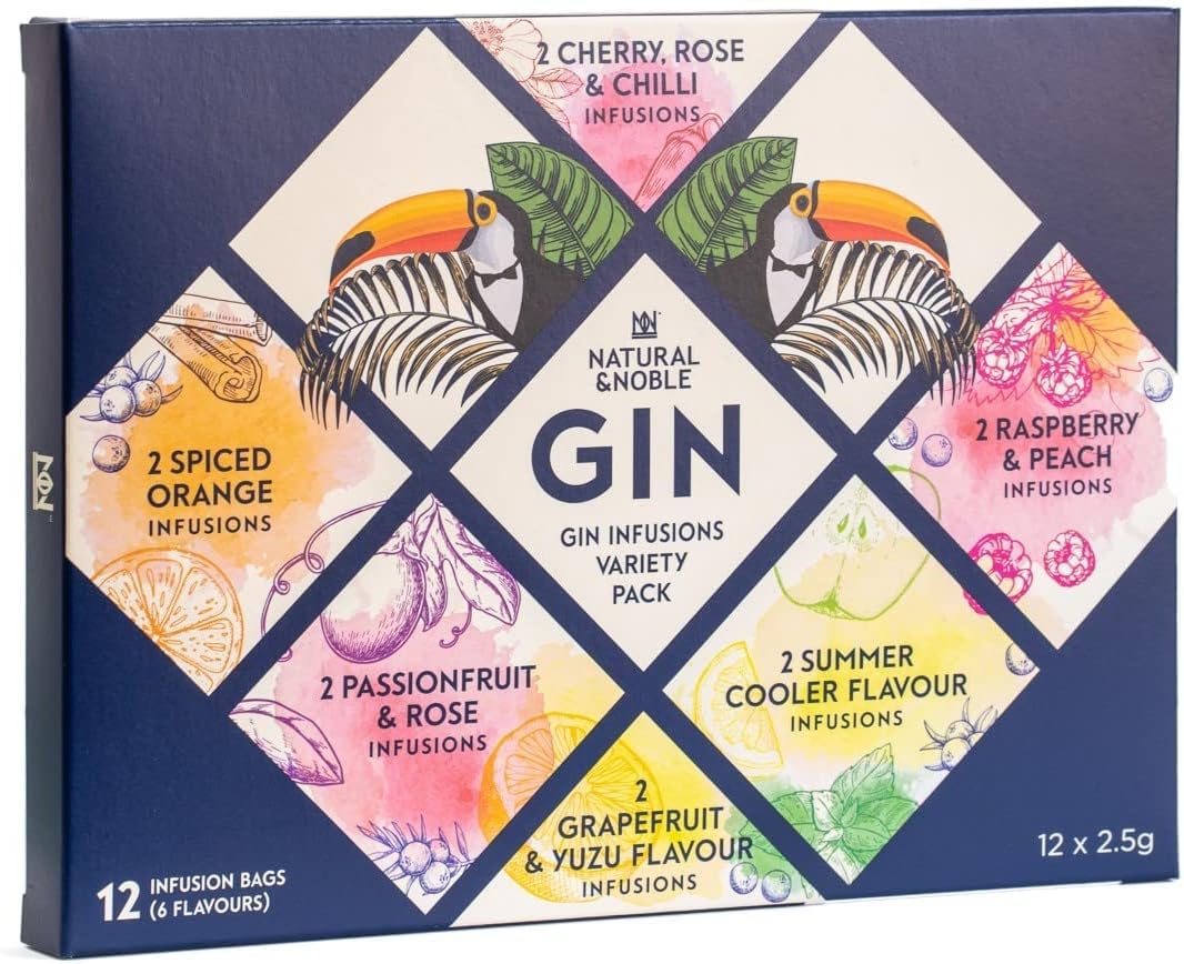 Gin Infusions Variety Gift Pack | Make Your Own Delicious Flavoured Gin ...
