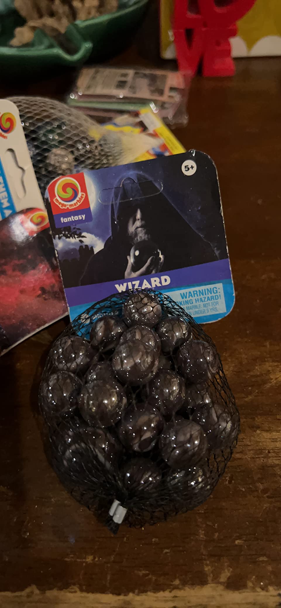 Amazon.com: Mega Marbles Marble Net - Wizard. Includes 1 Shooter Marble ...