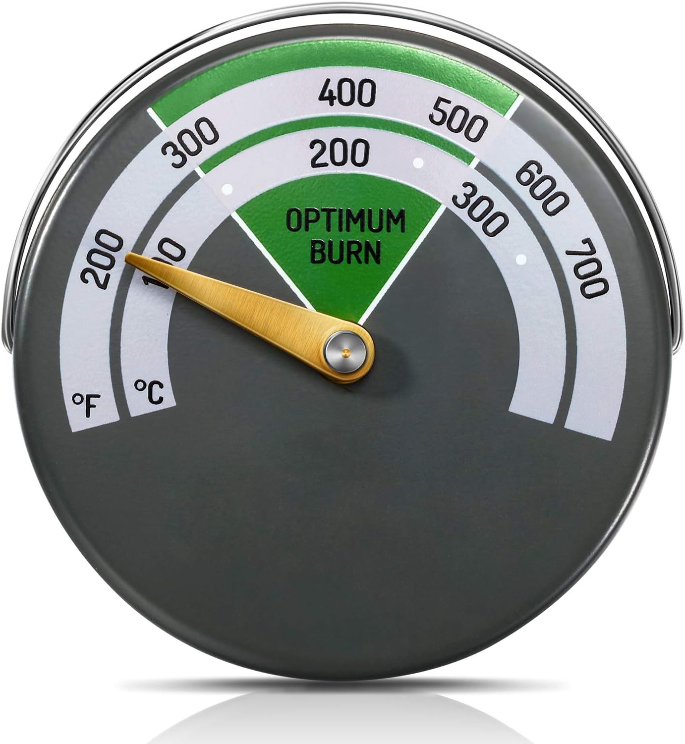 Amazon.com: Magnetic Wood Stove Thermometer Fire Stove Thermometer Flue ...