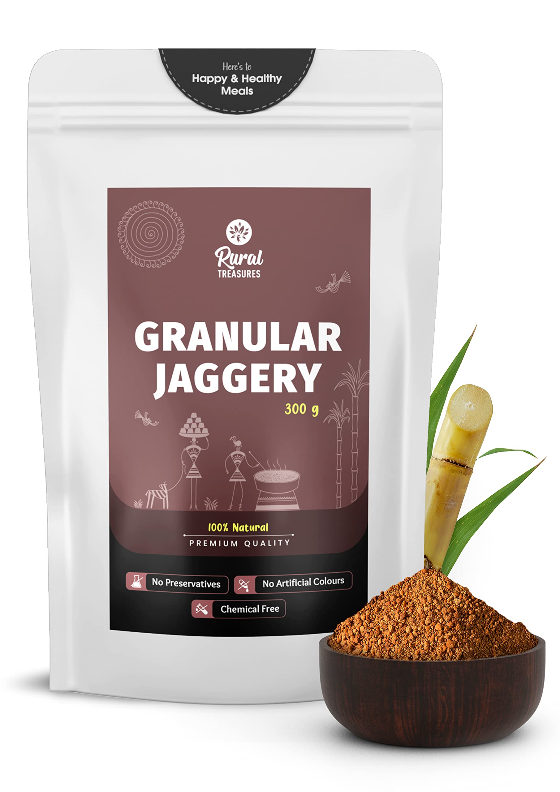 Buy Granular Jaggery | Sugarcane Jaggery | Sharkara Bellam, Nattu ...