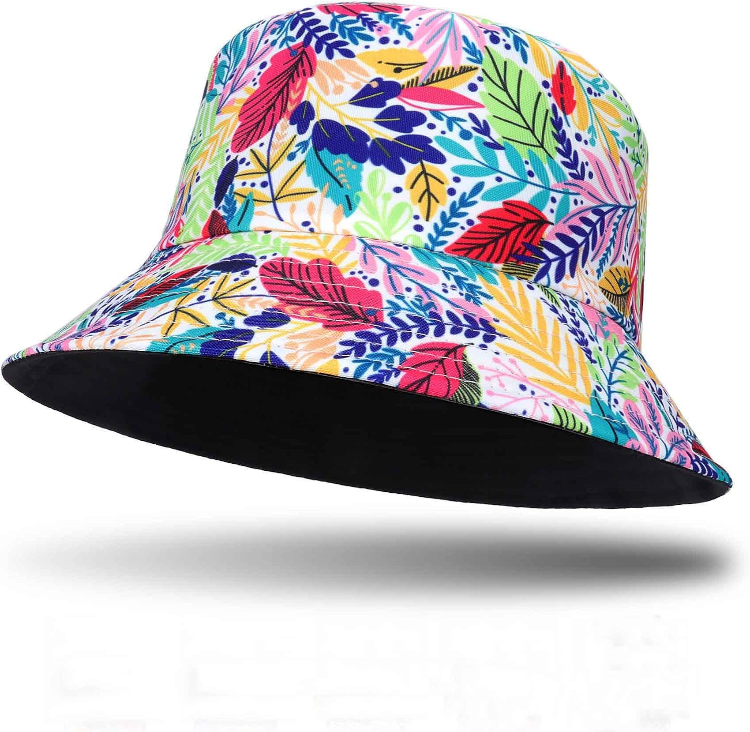 KQueenStar Women Bucket Hat - Packable Print Summer Hats Ladies ...