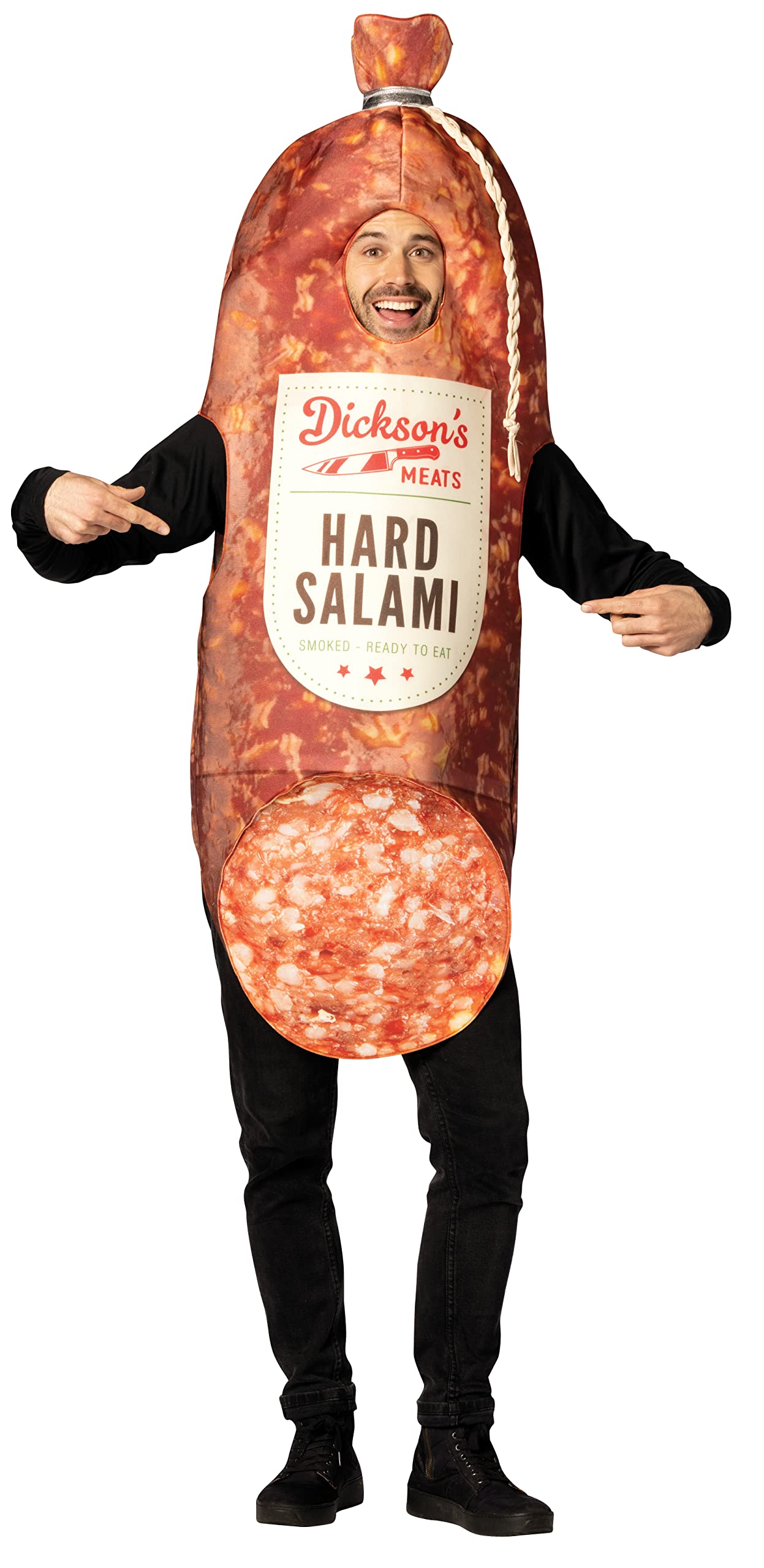 Amazon.com: Rasta Imposta Smoked Hard Salami Halloween Costume Deli ...