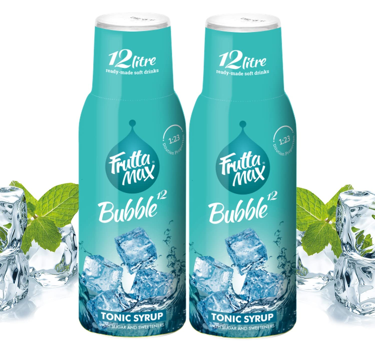 2 Pack - FruttaMax - Syrup Concentrate - Less Sugar - Suitable for soda ...