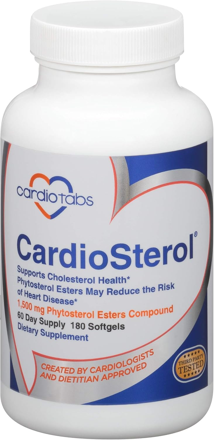 Amazon.com: CardioTabs CardioSterol, 1.5 Grams of Plant-Based ...