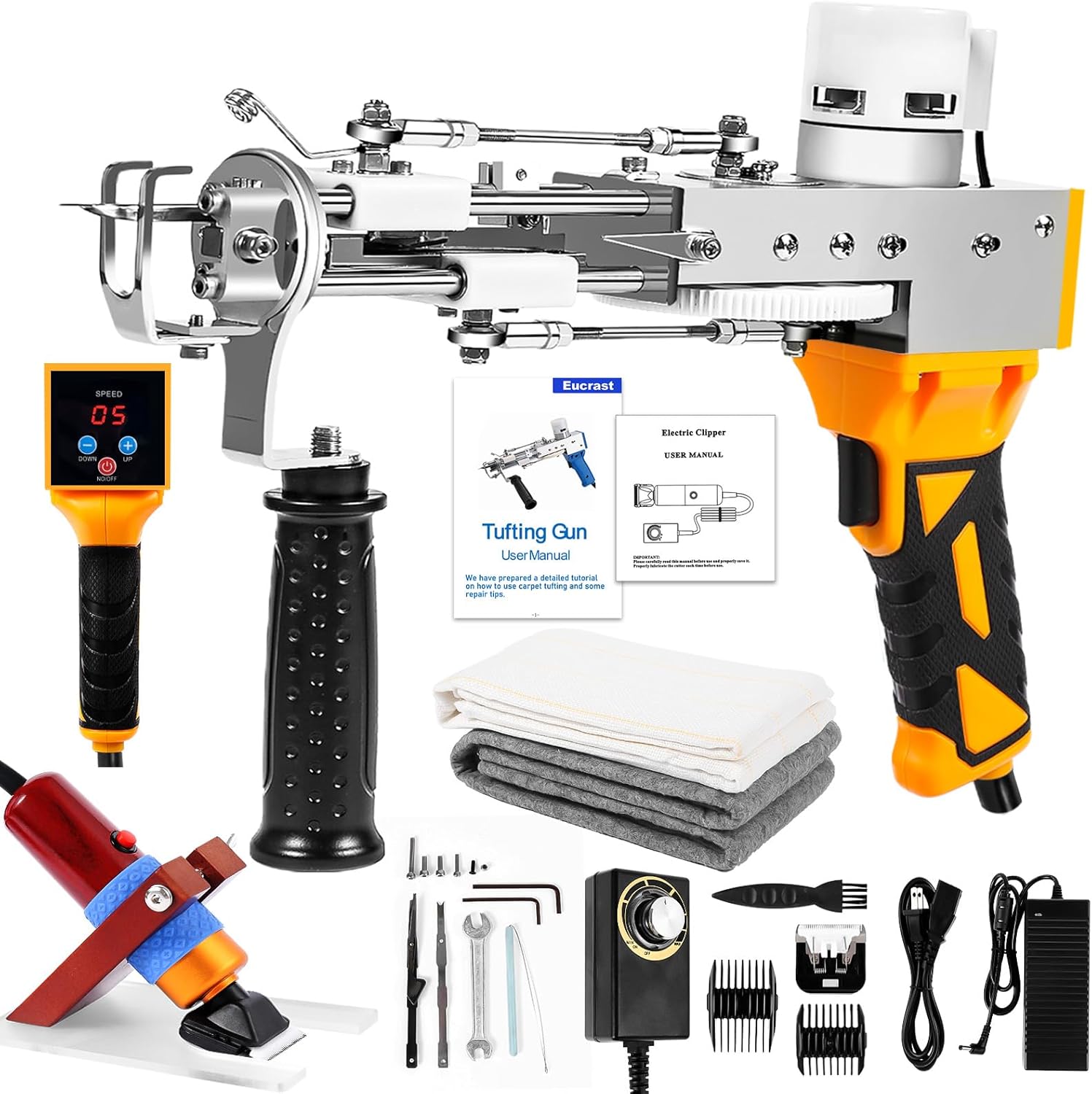 Rug Tufting Gun with Carpet Trimmer Kit，Tufting Gun Starter Kit ...