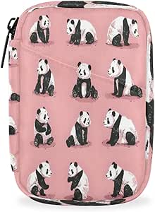 Amazon.com: Hsnar Panda Pink Print Weekly Pill Organizer with Removable ...
