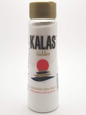Amazon.com : KALAS GOLDEN IODIZED SEA SALT 500G : Grocery & Gourmet Food