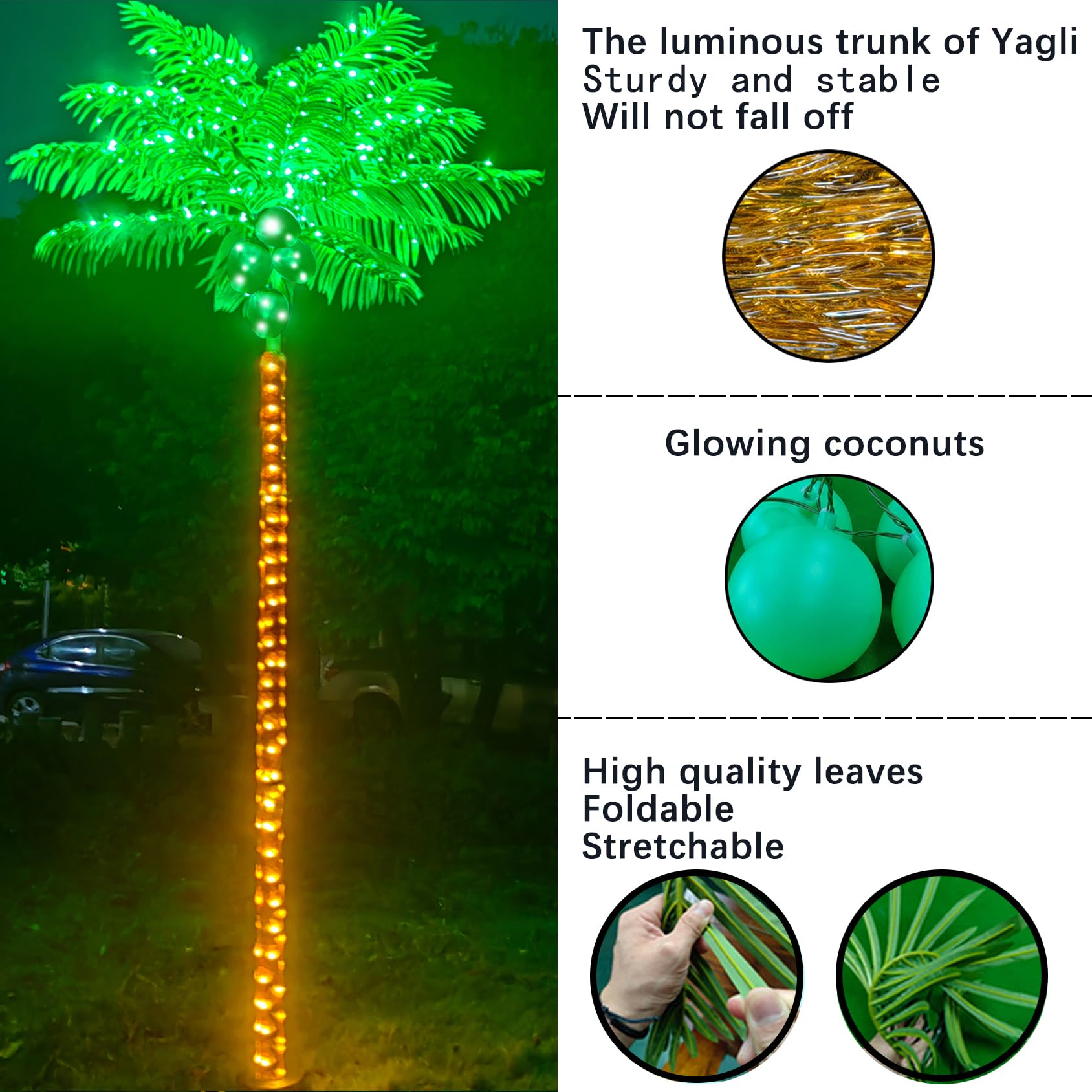 8ft Outdoor Lighted Palm Trees Lighted Palm Trees From Sears.com