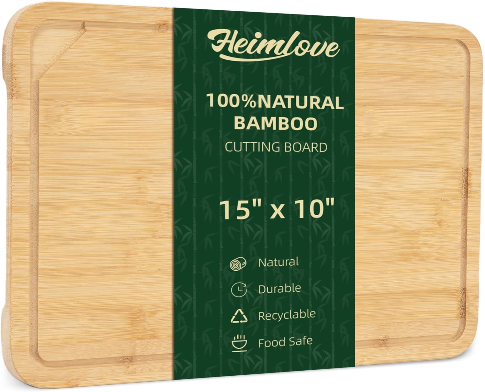 Amazon.com: Bamboo Cutting Boards for Kitchen, Extra Large Wood Cutting ...