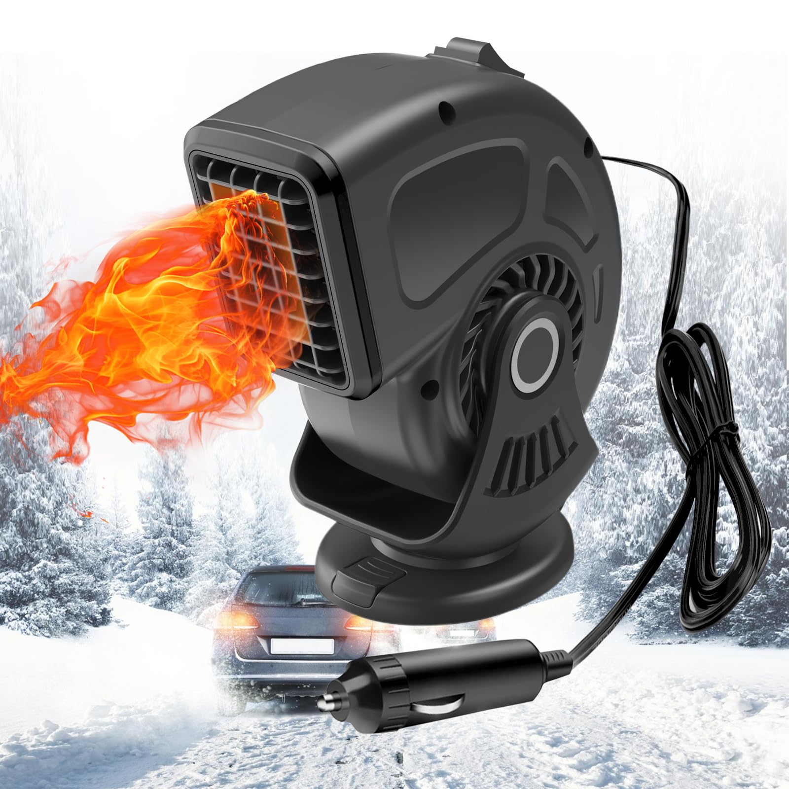 Amazon.com: Nauttxon 12V Car Heater- 2 in 1 Heating & Cooling Fast ...