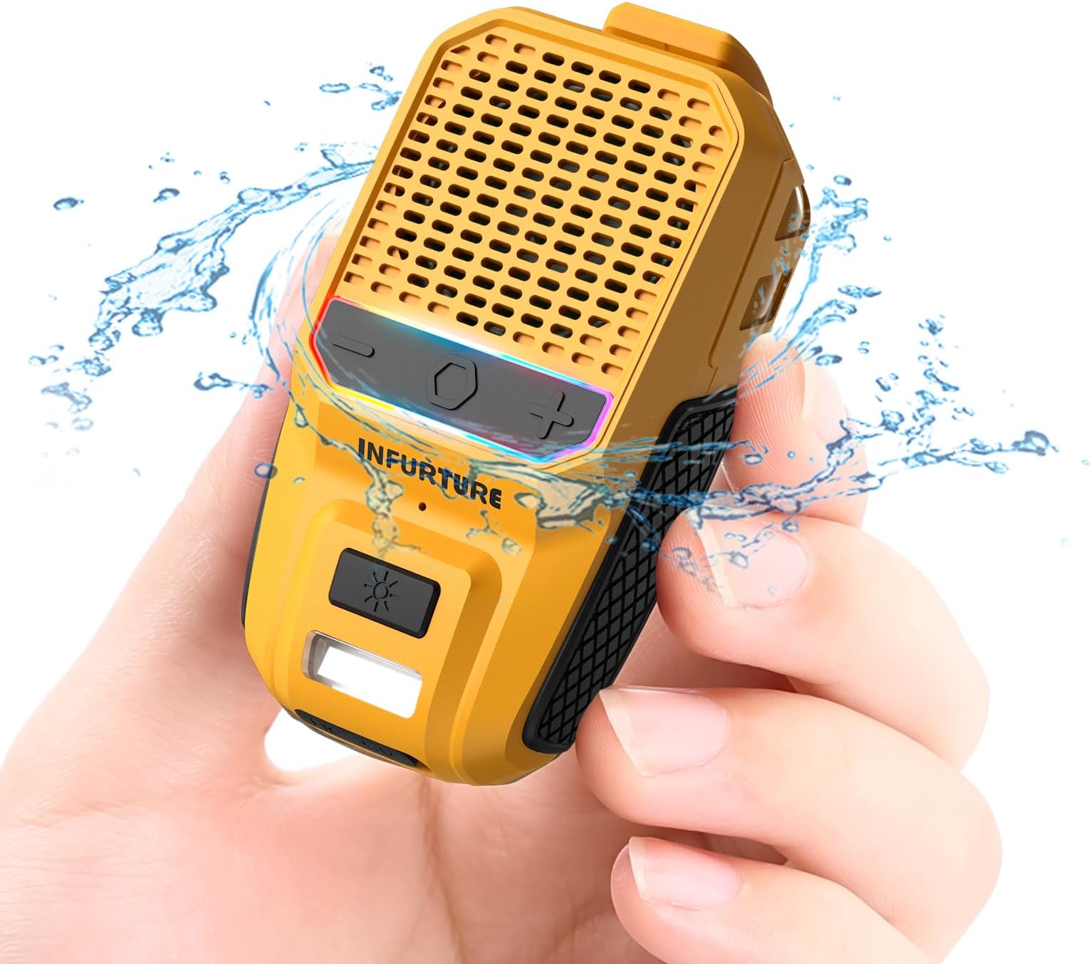 Amazon.com: Temracha Wearable Bluetooth Speaker, Mini Bluetooth Speaker ...