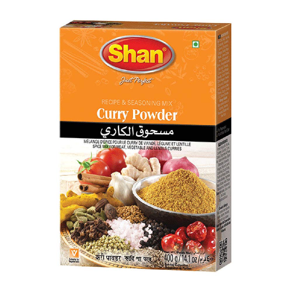 Amazon | Shan Curry Powder Recipe and Seasoning Mix (400g) | SHAN ...