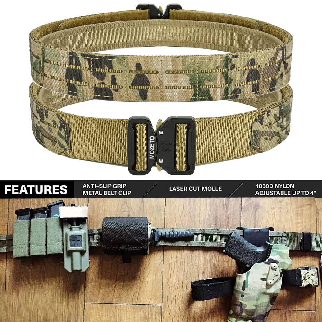Snapklik.com : Molle Battle Belt, 2" Battle Belts Tactical War Combat ...