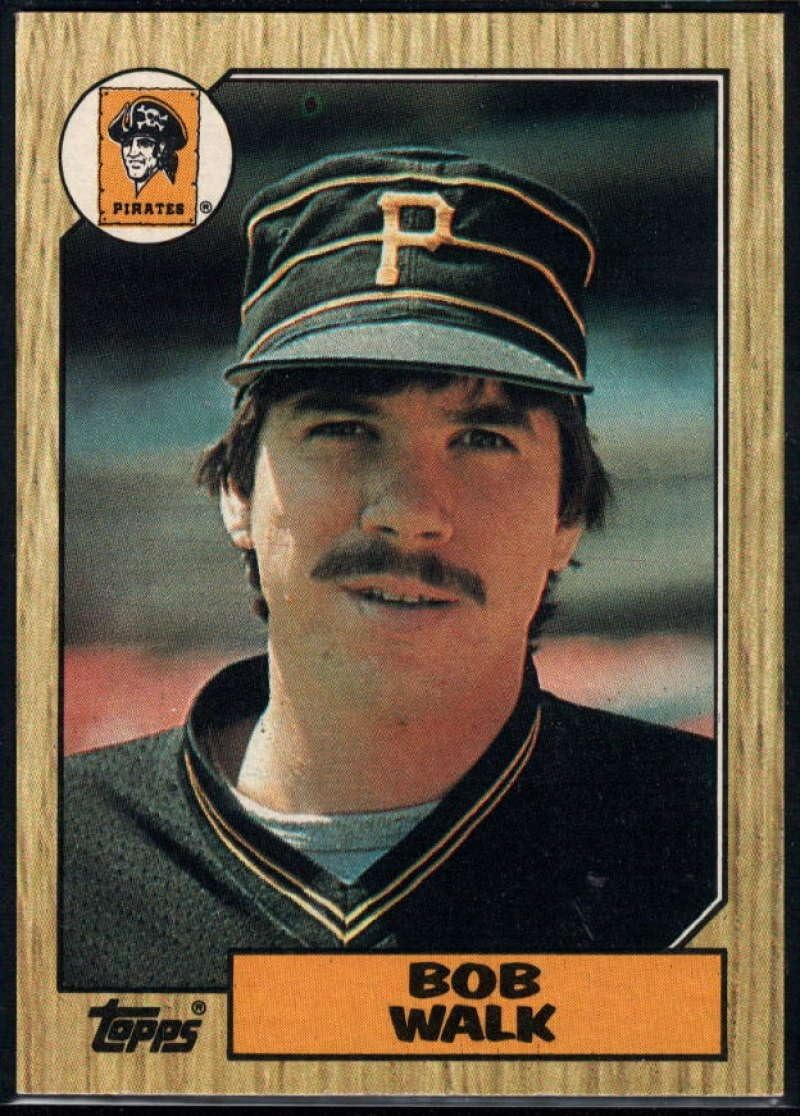 Amazon.com: 1987 Topps Baseball #628 Bob Walk Pittsburgh Pirates ...