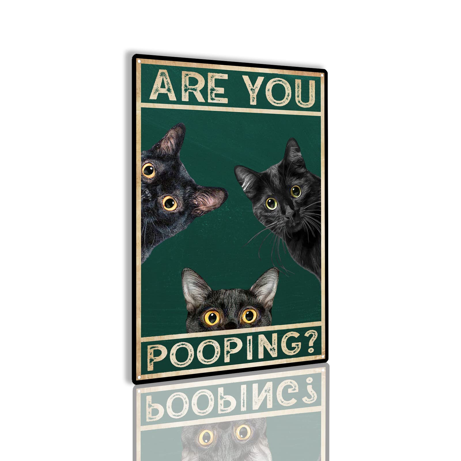 Amazon.com: Tin Sign Aluminum Sign Are You Pooping Signs, Bathroom ...