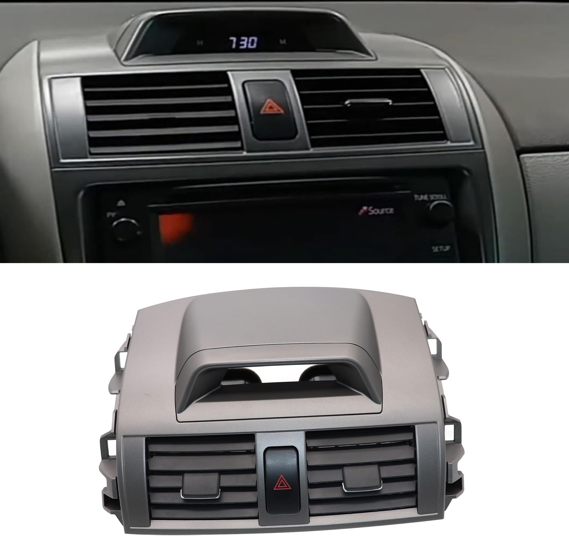 Amazon.com: GXARTS 55670-02340 Upper Center Dash AC Outlet Air Vent ...
