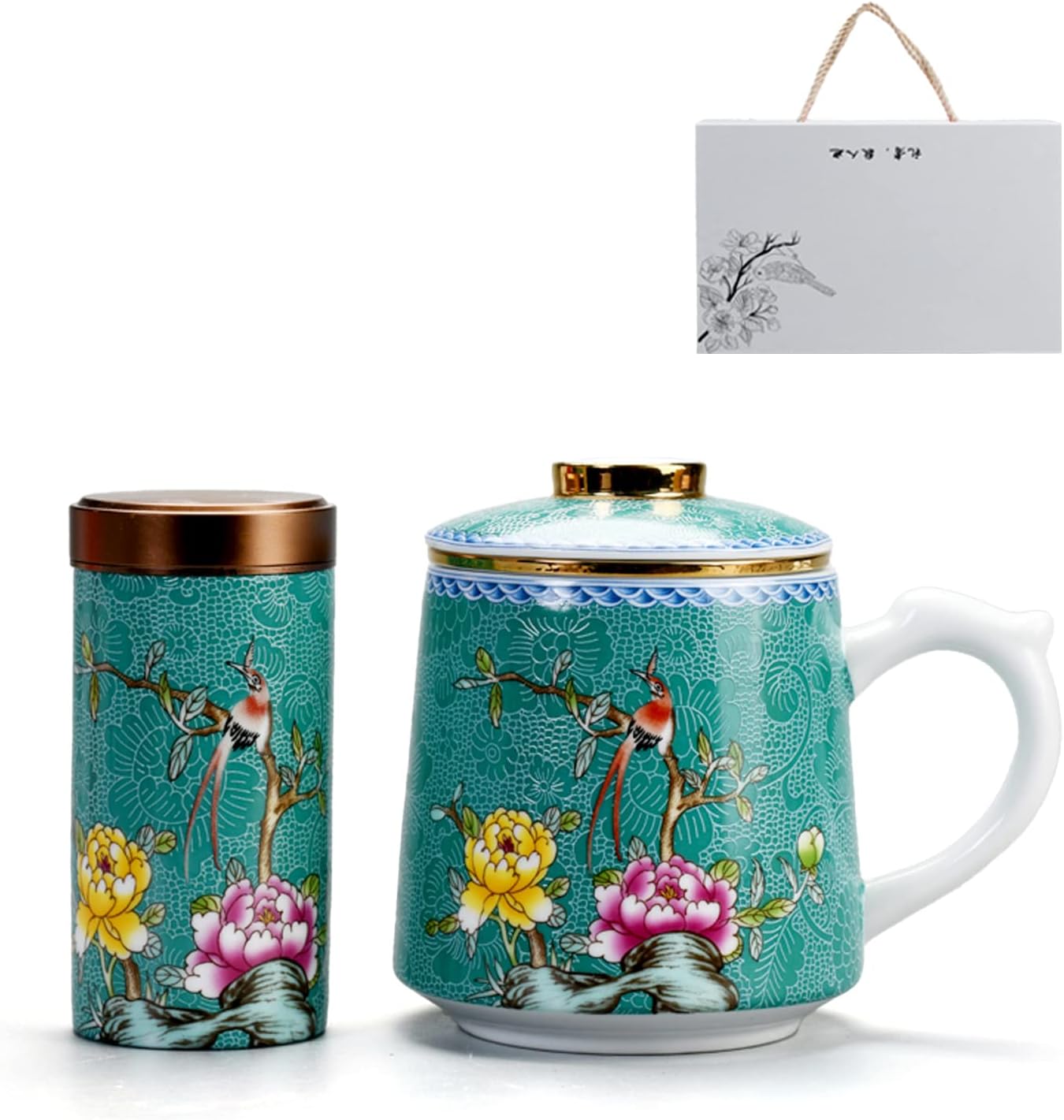 Amazon.com | ICHAG Tea Set, Chinese Tea Set, Enamel Tea Cup, Tea Sets ...