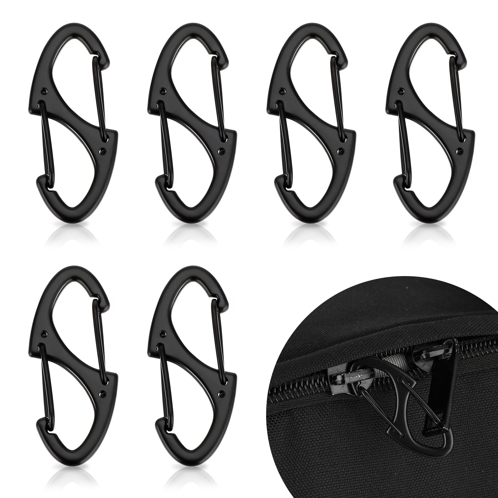 Amazon.com: Tyqour 6 Pieces Purse Locks for Handbags Anti Theft Zipper ...