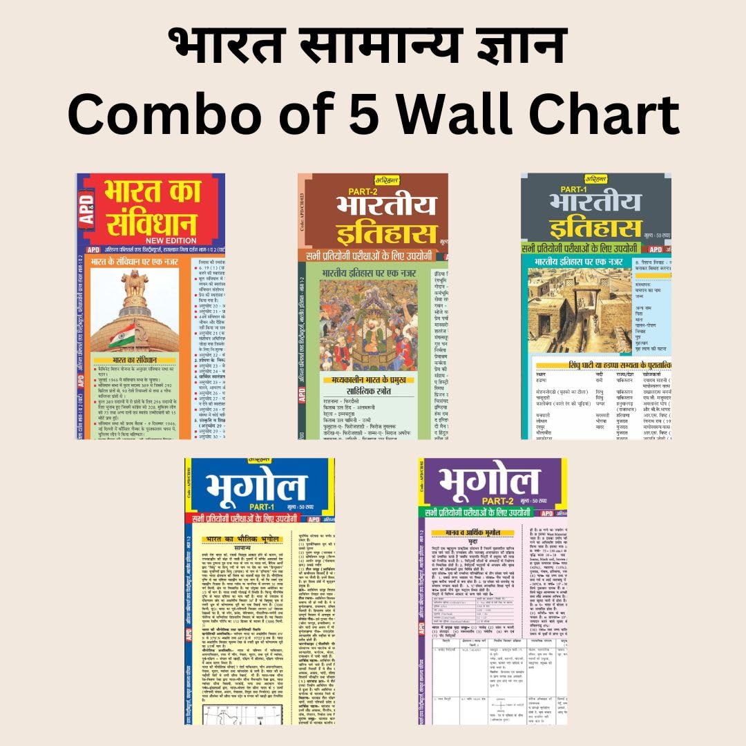 Arihant India Gk Wall Chart Bharat Ka Itihas Bharat Ka | Desertcart QATAR