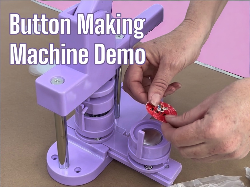 Watch Button Making Demo! How to Create Your Own Buttons with Ease on Amazon Live