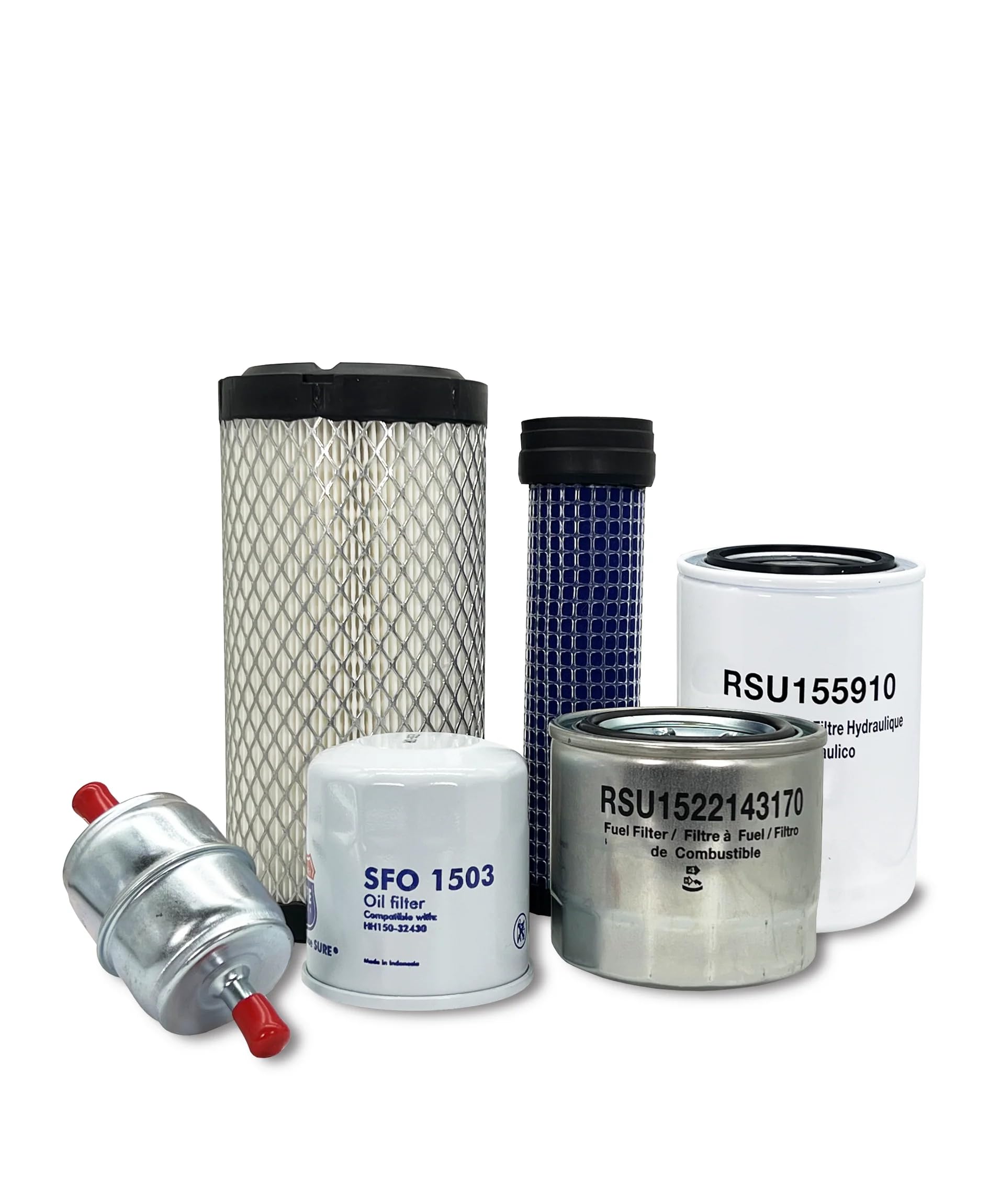 Amazon.com: HERO Maintenance Filter Kit For Scag STT61V-25KBD Turf ...