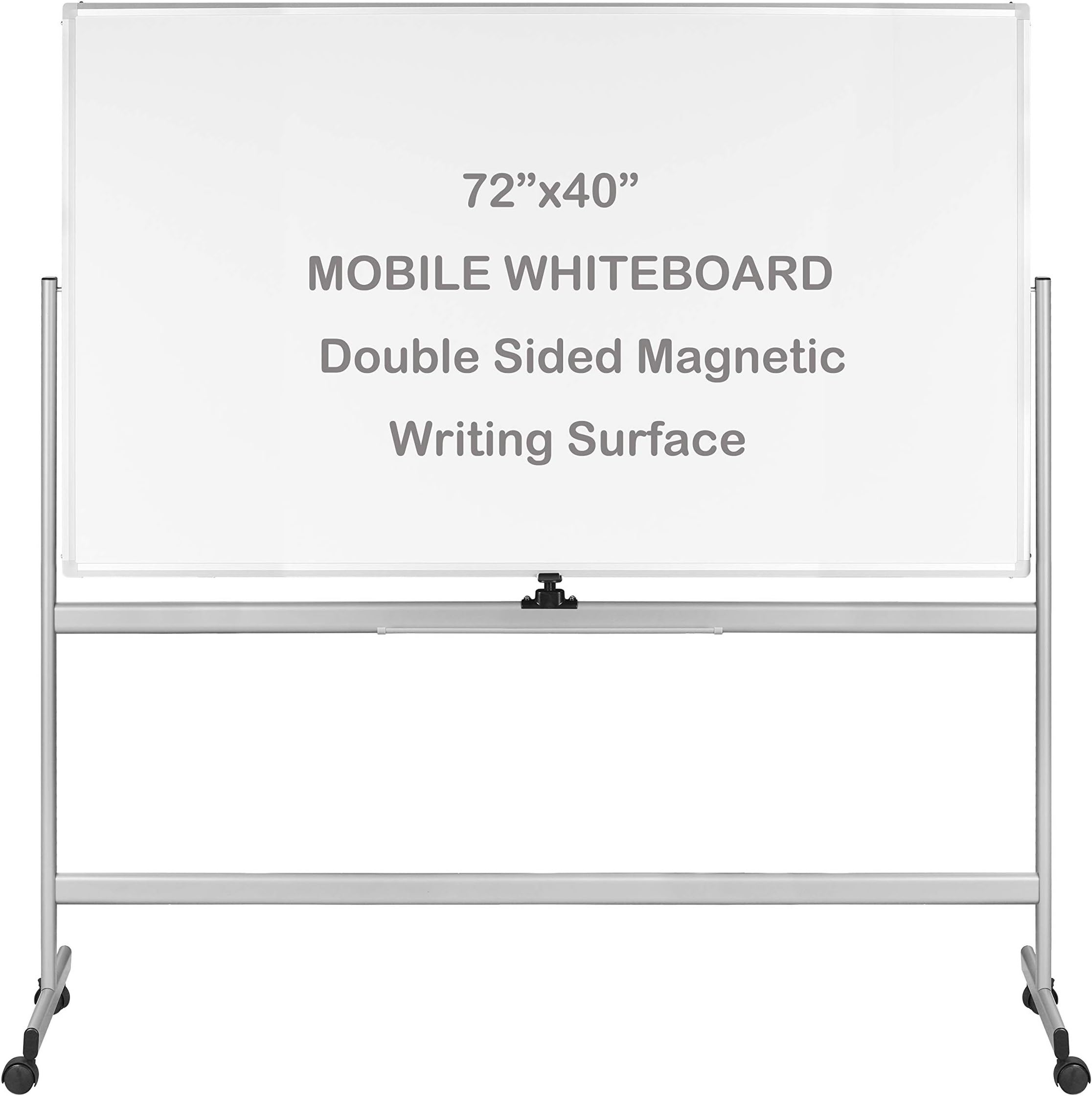 Amazon.com : FORTUNO Large Magnetic Mobile Whiteboard 72"x40", Rolling ...