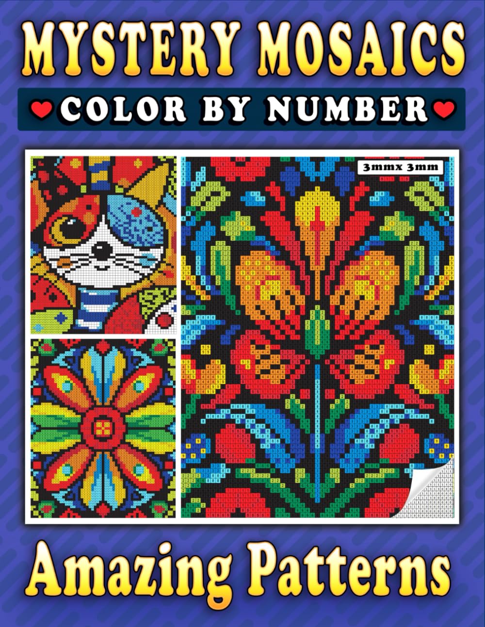 Amazon.com: Mystery Mosaics Color By Number Amazing Patterns: A ...