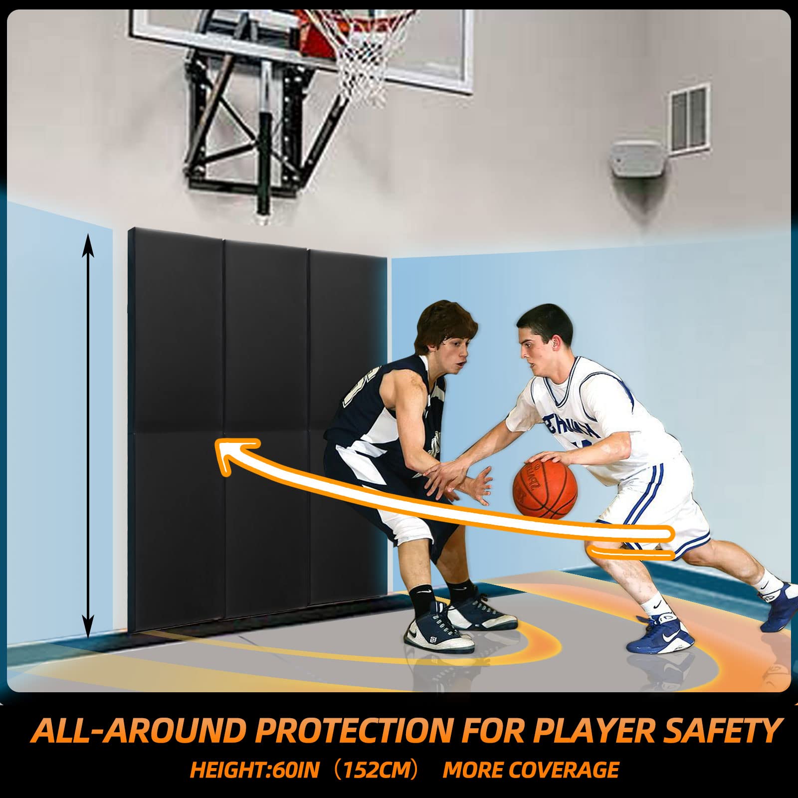 Snapklik.com : PROGOAL Wall Mount 2" Thick Foam Protection PadGym ...