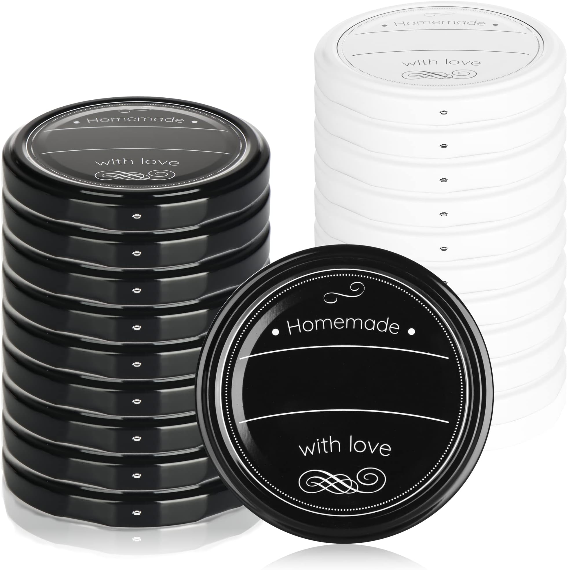 COM-FOUR® 40x Couvercles de rechange en design d'hiver pour pots de ...