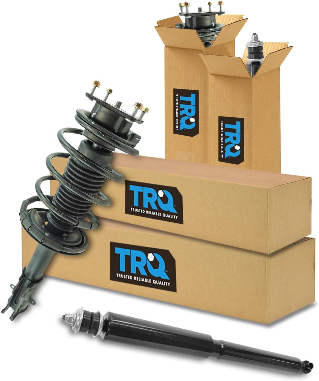 Amazon.com: TRQ Front and Rear Complete Strut Assembly & Shock Absorber ...