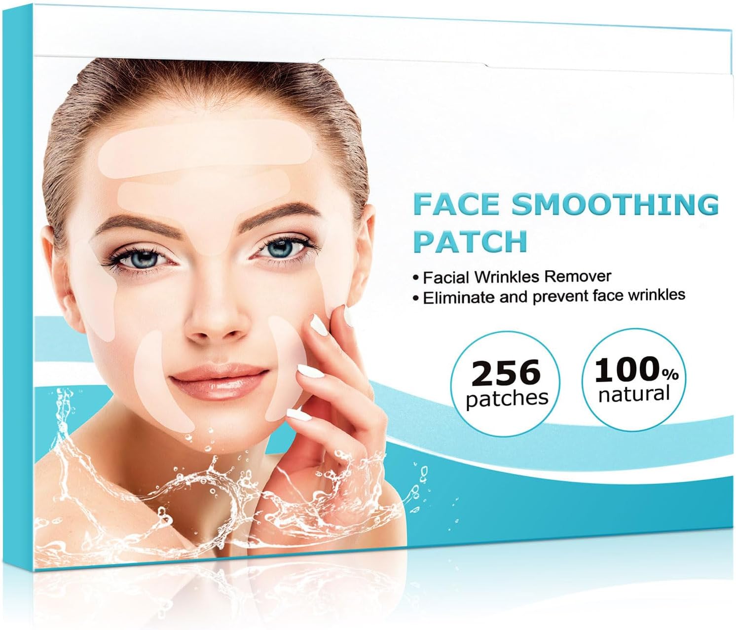 JSBNQRMZ Wrinkle Patches,256 Pieces Wrinkle Remover Strips,Pure ...