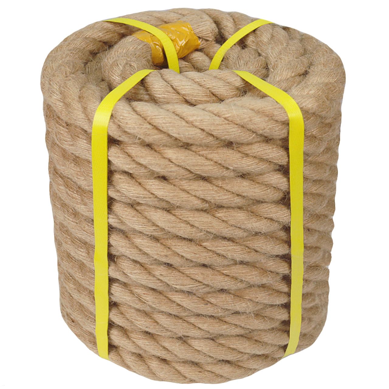 Snapklik.com : Twisted Manila Rope - 1.5 Inch 50 Feet - Thick Hemp Rope ...