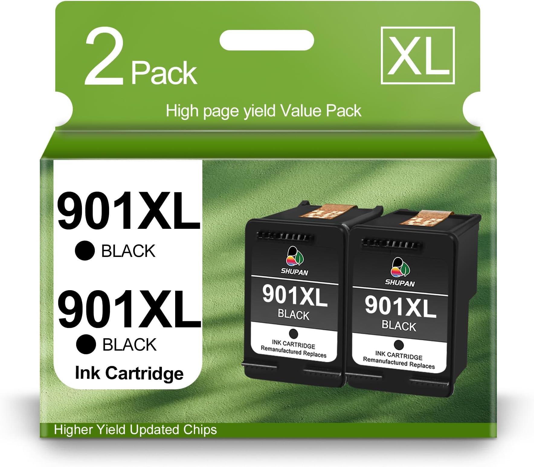 Amazon.com: HP 901 | 2 Ink Cartridges | Black, Tri-color | Works with ...