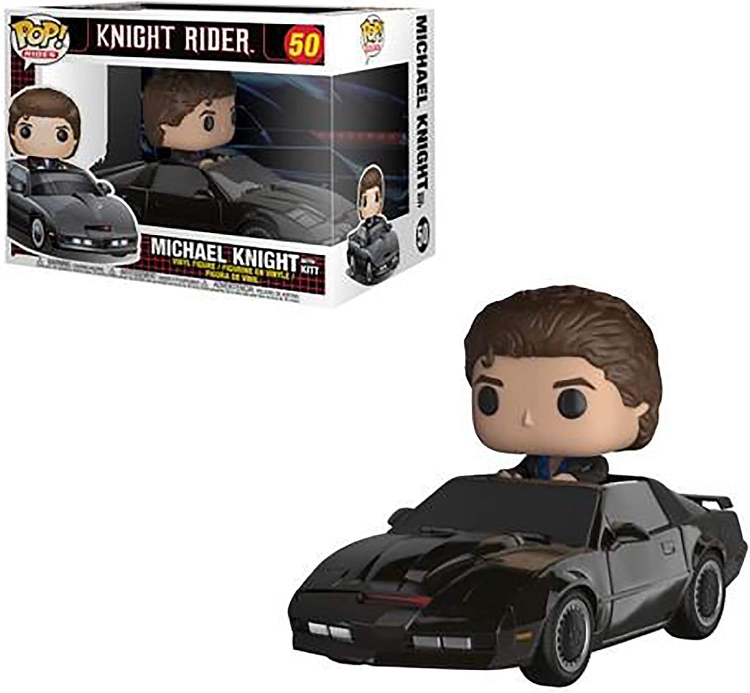 Amazon.com: Funko Pop Ride: Knight Rider - Michael Knight with Kit ...