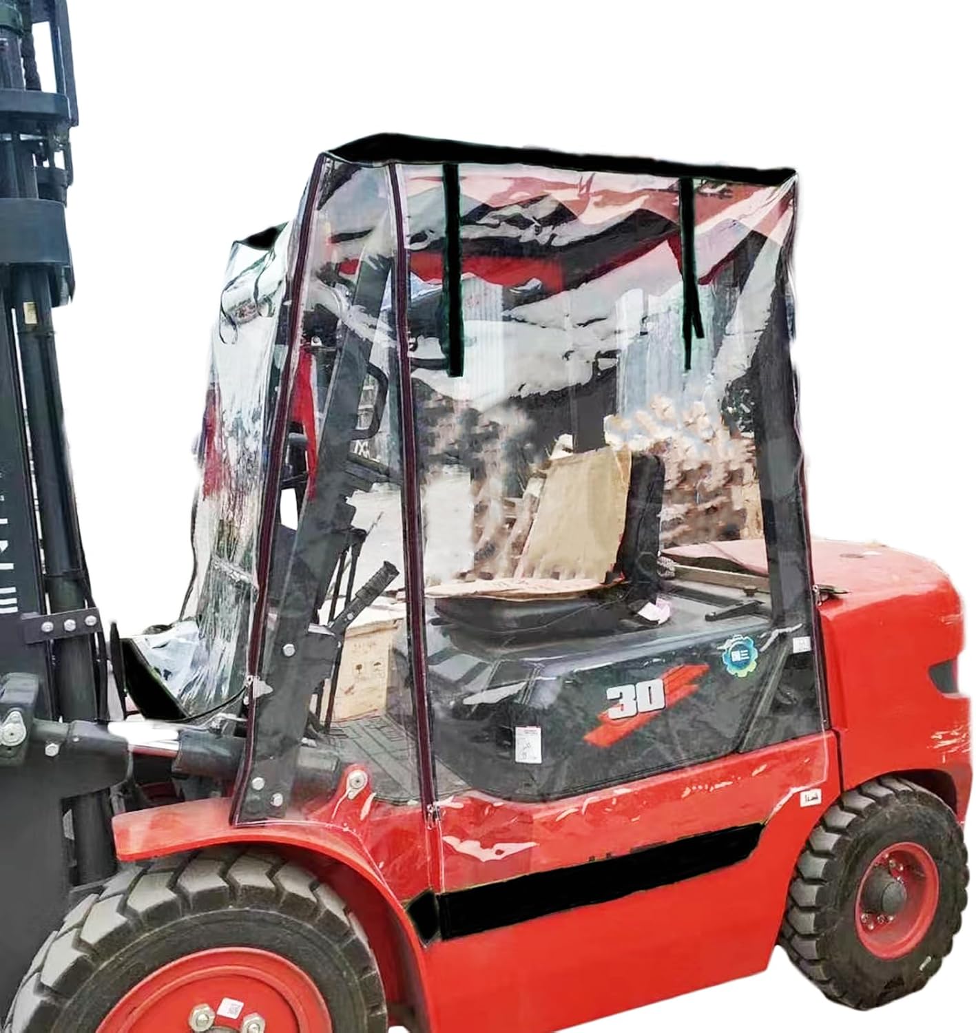 Amazon.com: Fudatong Universal Fit Clear Forklift Cab Enclosure Cover ...