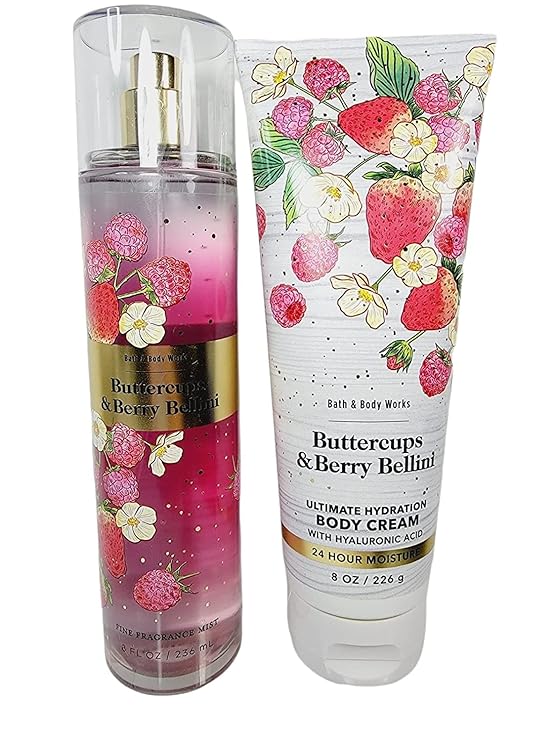 Amazon.com: Bath & Body Works - Buttercups & Berry Bellini - 2 pc ...