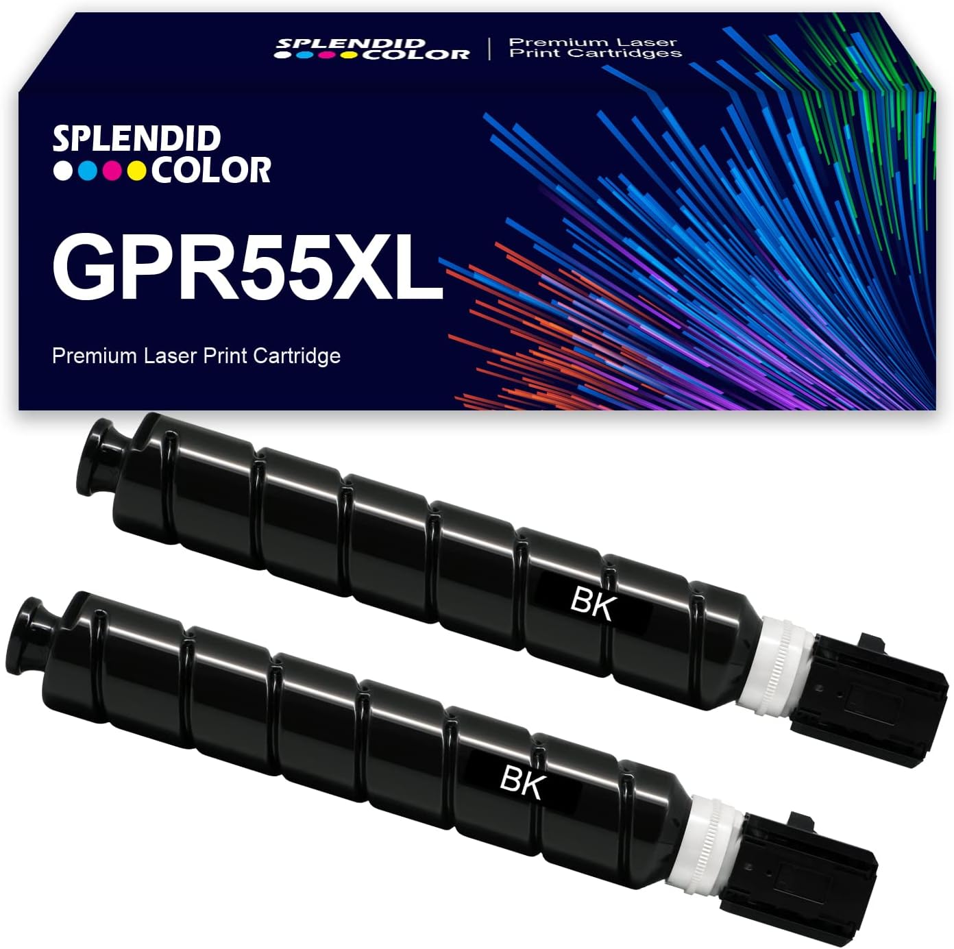 Amazon.com: SPLENDIDCOLOR Remanufactured High Yield 2BK GPR55 GPR-55 ...