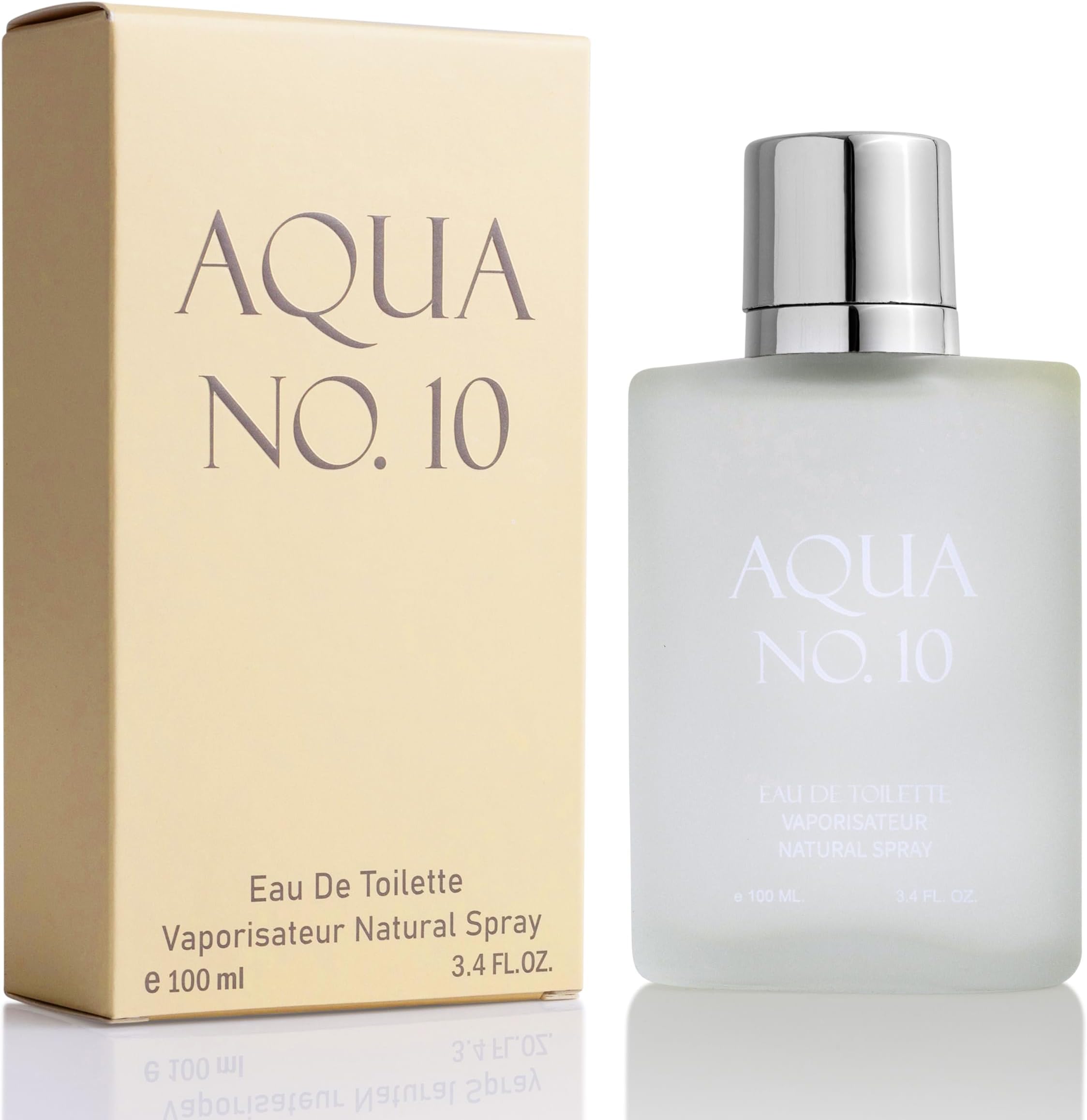 Amazon.com : Aqua No 10 Eau De Toilette for Men - Citrus & Marine ...