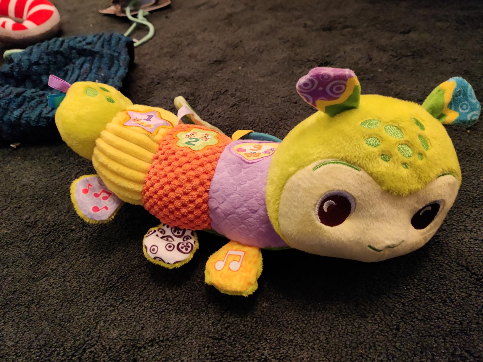 VTech Baby Snugglepillar, Sensory Caterpillar Toy with 7 Fabrics ...