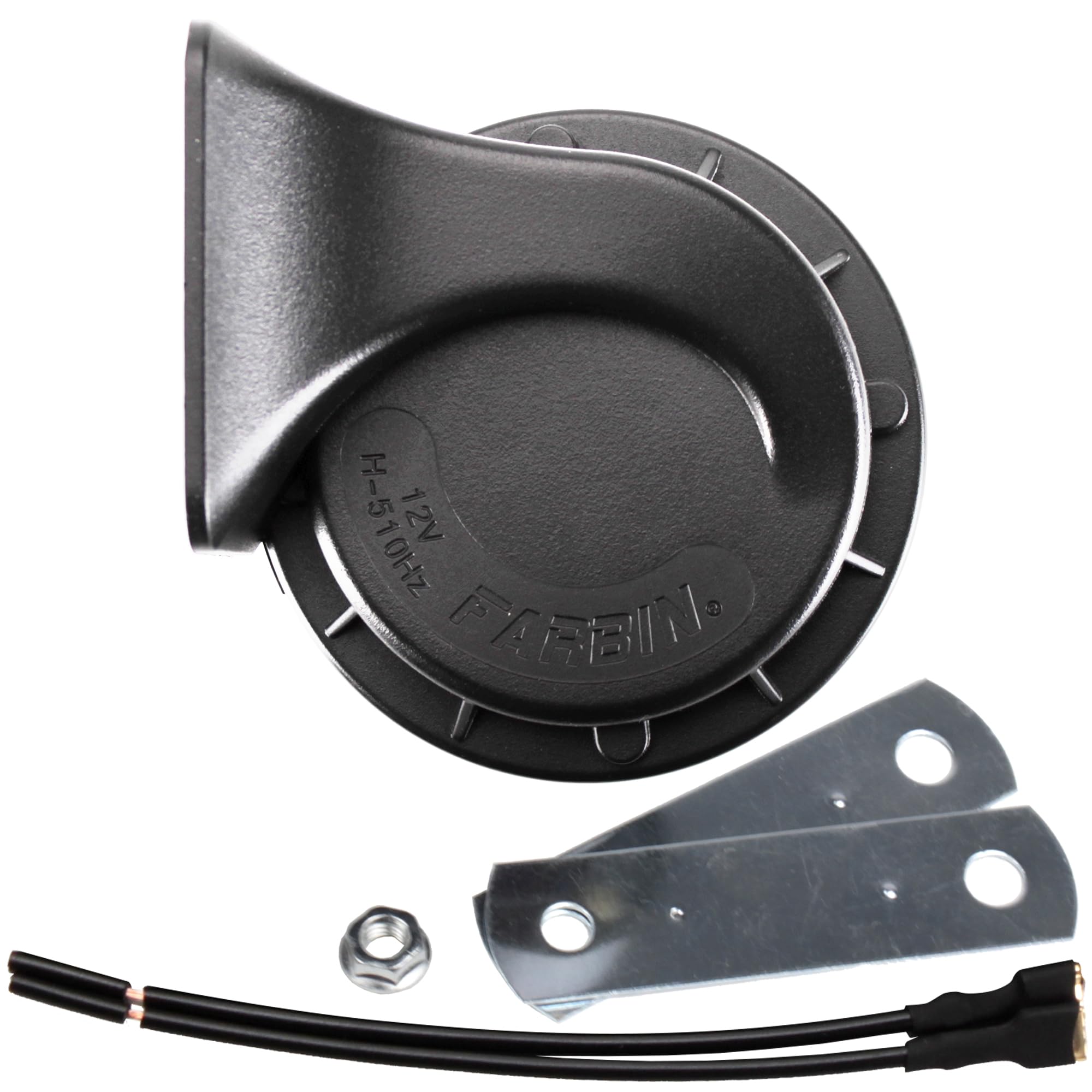 Snapklik.com : FARBIN Compact Horn 12V Car Horn Loud High Tone 510HZ ...