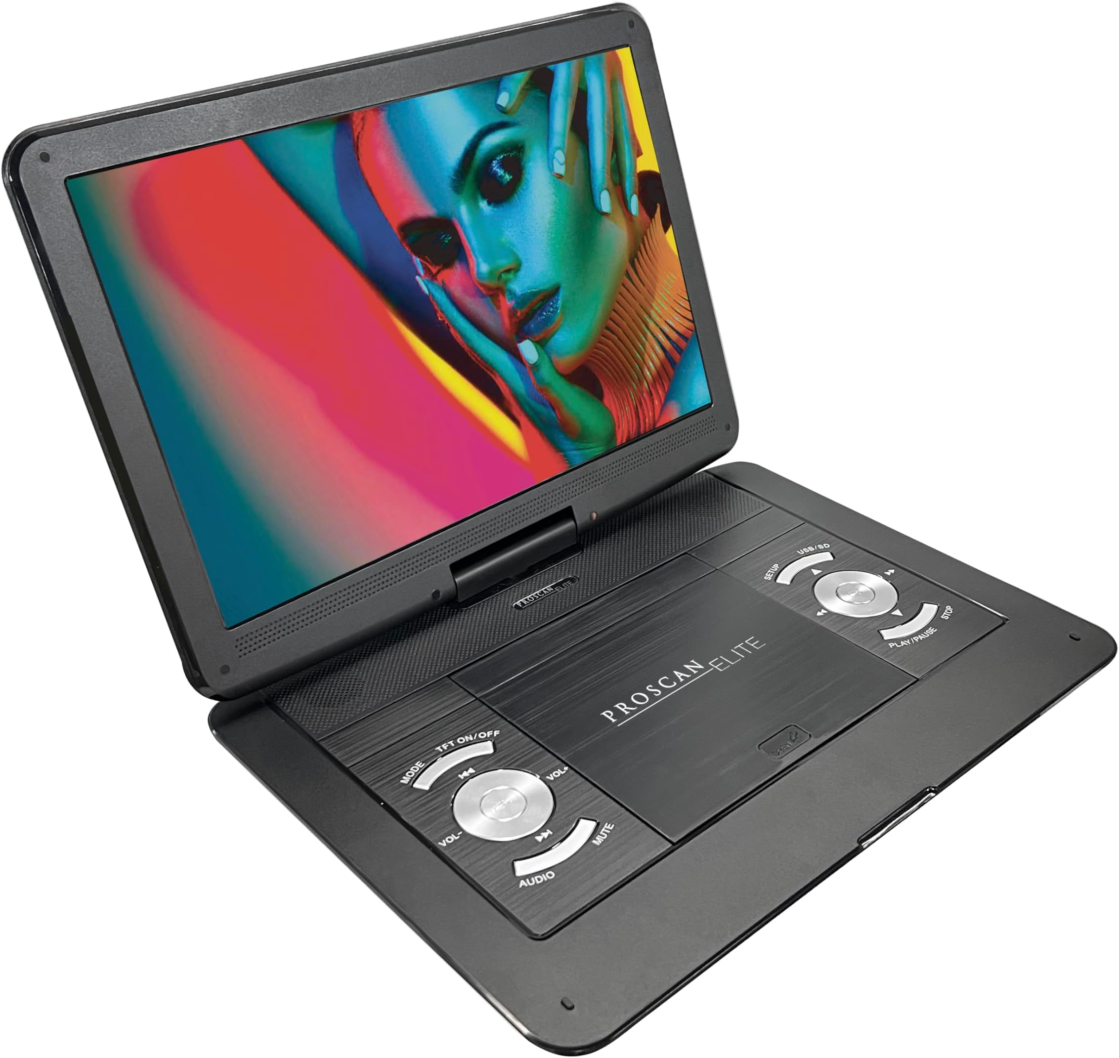 Amazon.com: Proscan Elite 13.3" Portable DVD Player PEDVD1332 Black ...