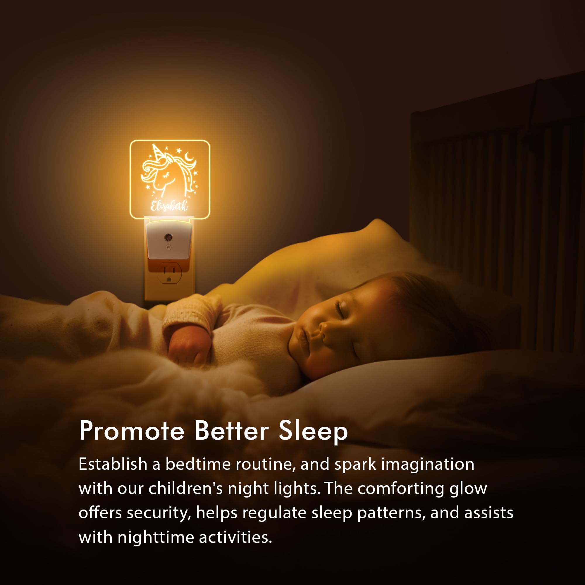 Baby Night Light Cat Night Lights Plug Into Wall, Cute Night Light For ...