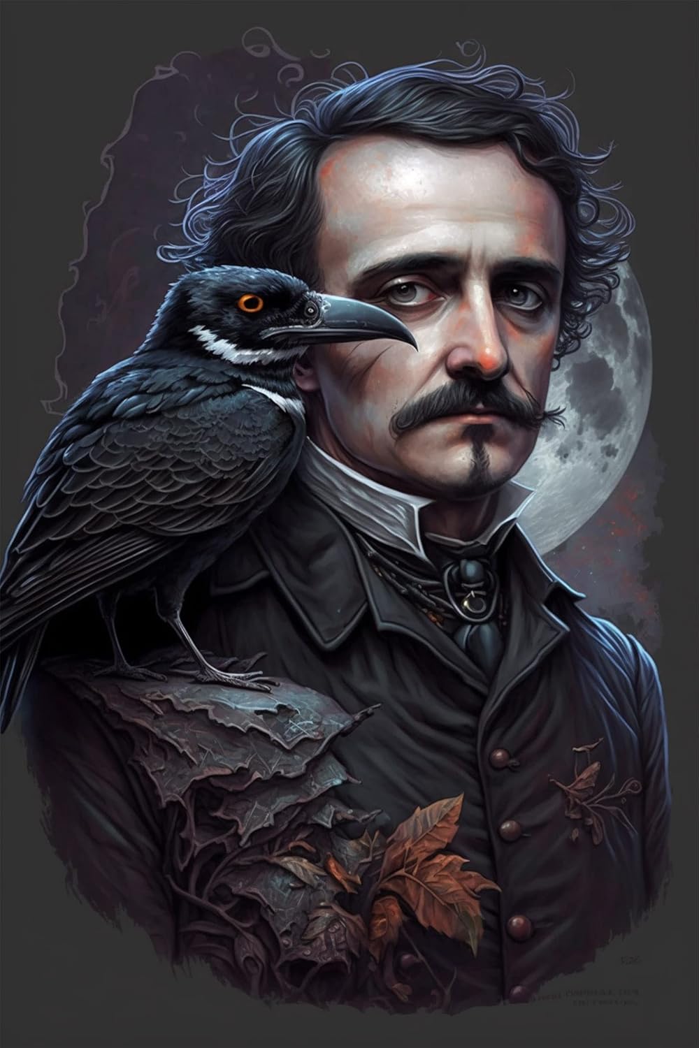 Amazon.com: 24x36 gallery poster, Edgar Allan Poe, Raven p2: Posters ...