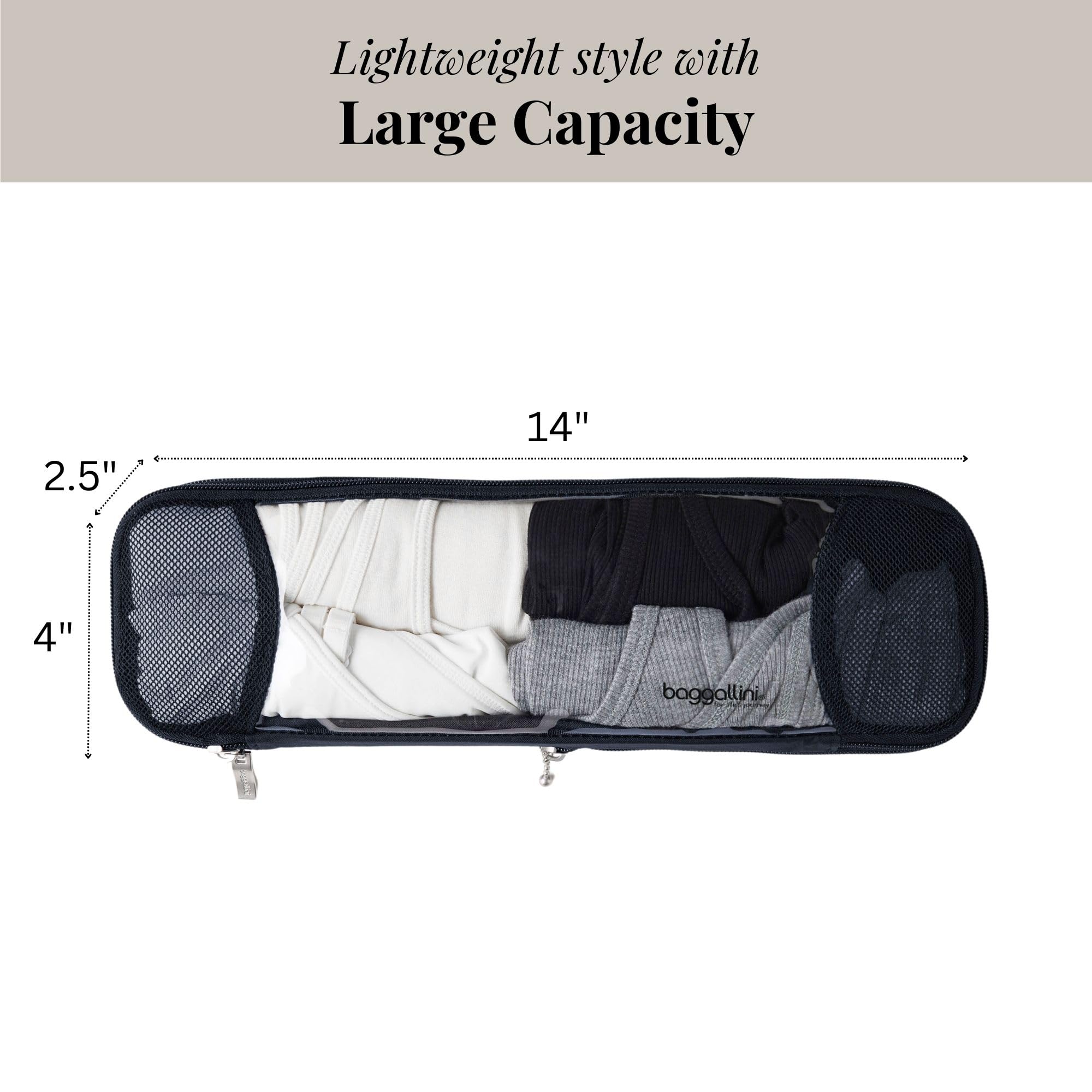 Snapklik.com : Baggallini Long Compression Cube