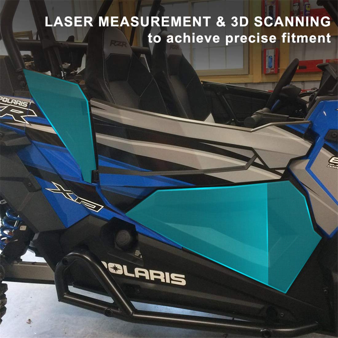Rzr 1000 Lower Door Inserts Kiwi Master Lower Half Door Inserts Panels ...