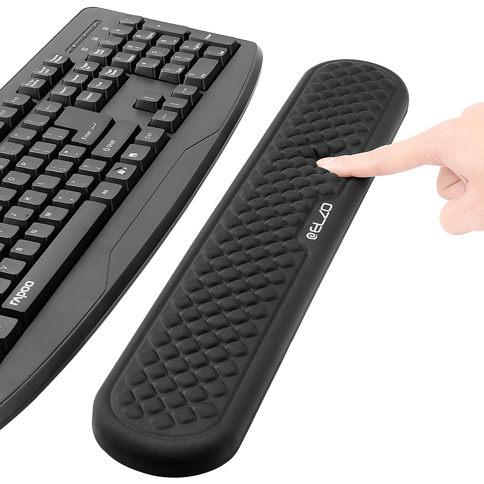 Amazon.com : ELZO Wrist Rest for Keyboard, Soft Memory Foam Wrist ...