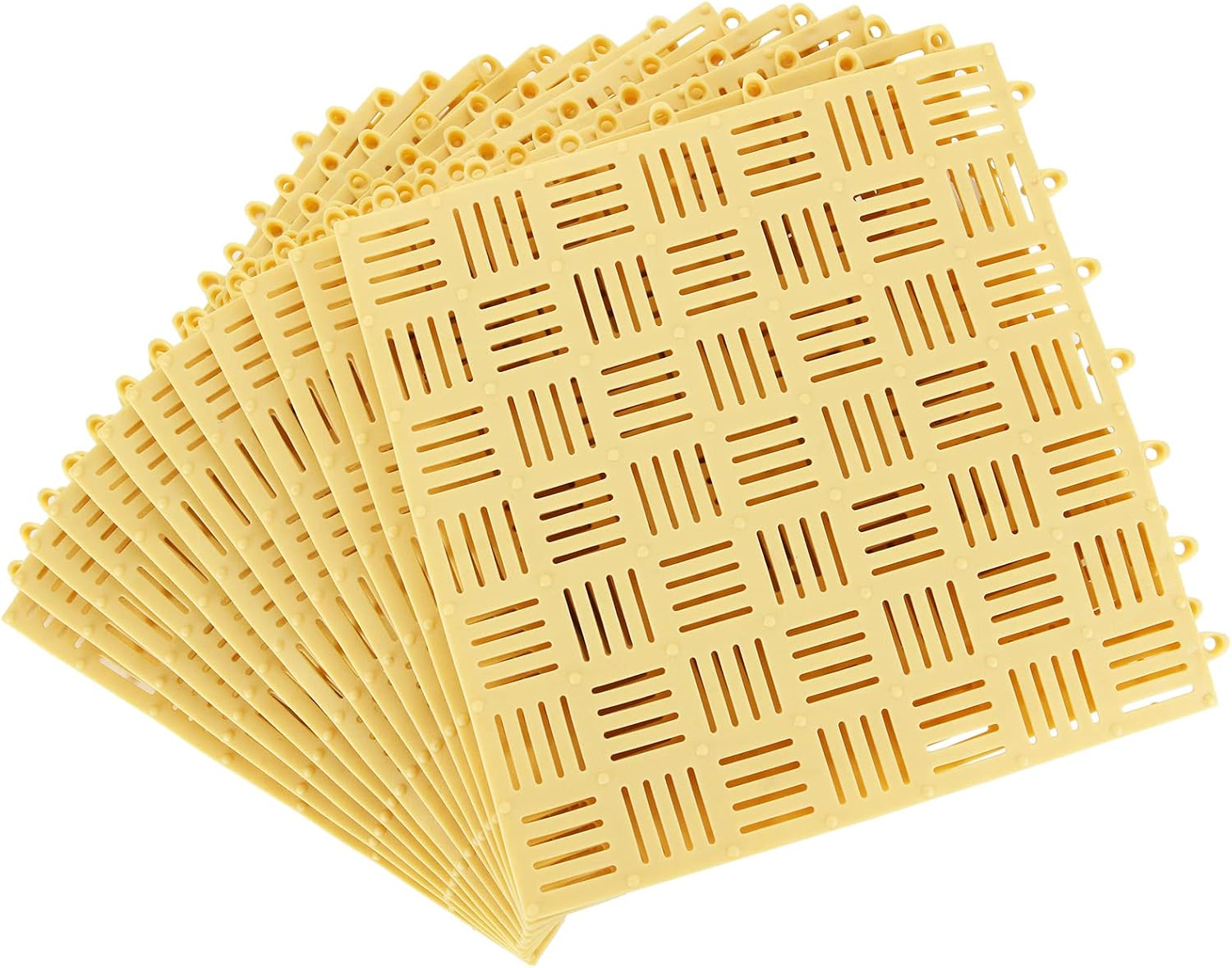 Amazon.com: 12Pcs Interlocking Soft PVC Tiles 11.7 x 11.7 Inch Non-Slip ...