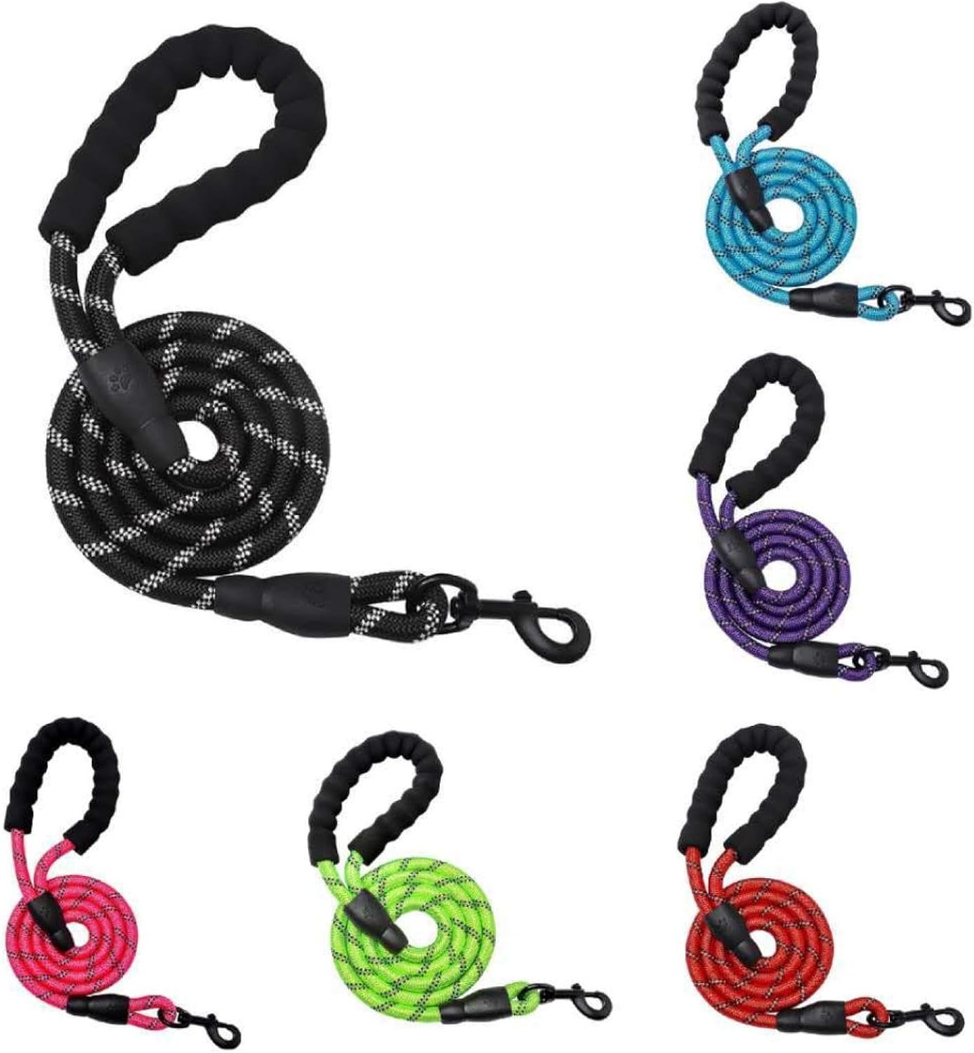 Pet Supplies : Dog Leash, Nylon Round Rope,Reflective Tow Rope， Nylon ...